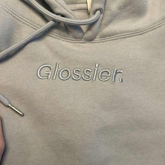 Glossier | Tops | Light Blue London Exclusive Glossier Hoodie | Poshmark